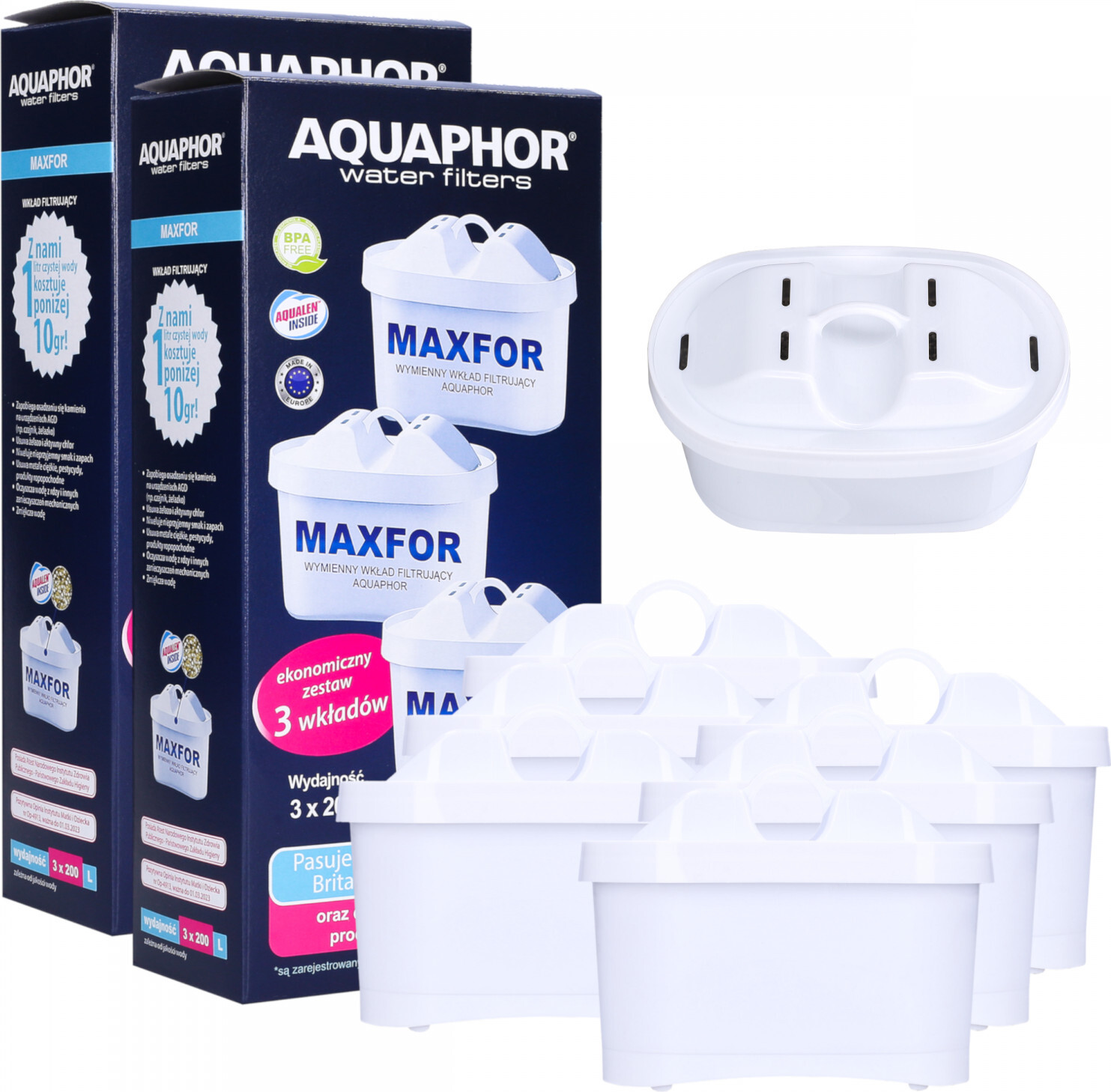 Filtran vloka AQUAPHOR MAXFOR+ Pack 5+1 - proti vpniku,