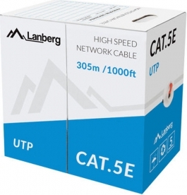Lanberg Lan Utp Cable 100Mb/S 305M Wire Cca Red