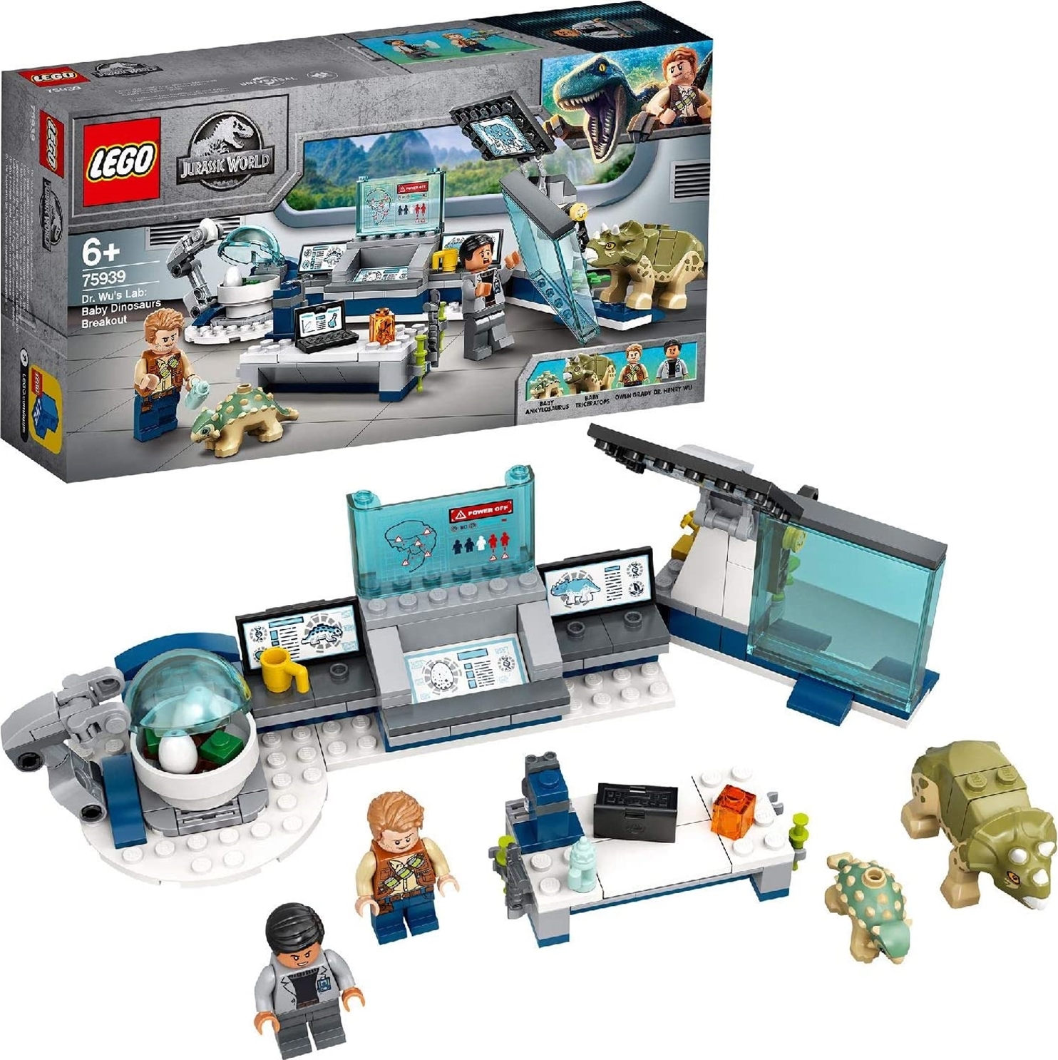 LEGO 75939 Jurassic World Dr. Wus Labor: Ausbruch der