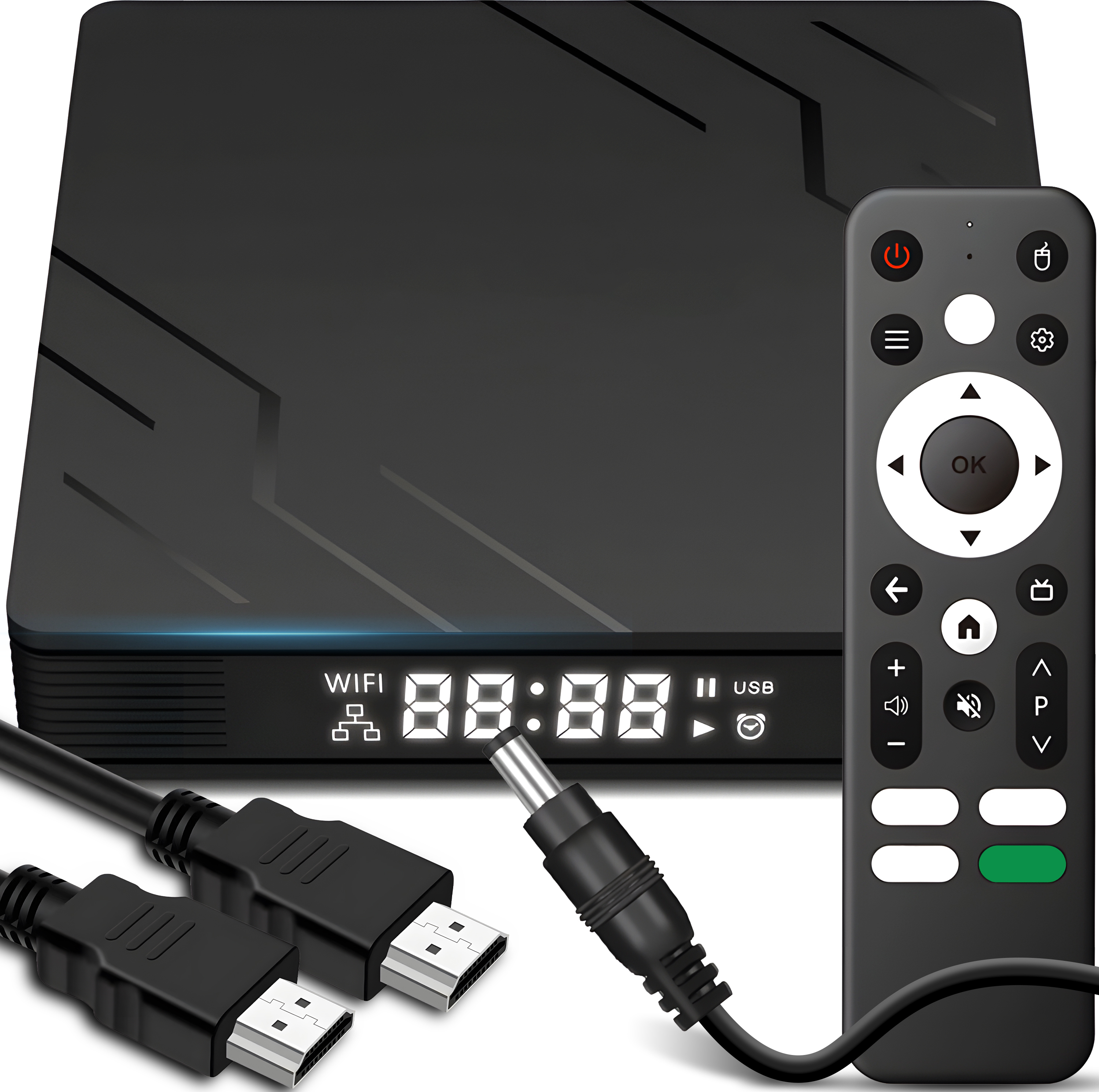 Tv Box Android 13 Set Smart Media Player Quad Core