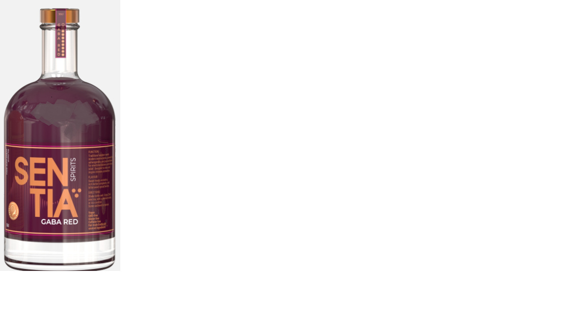 Sentia Red Gaba Spirit: 500 ml Vegan Bez lepku