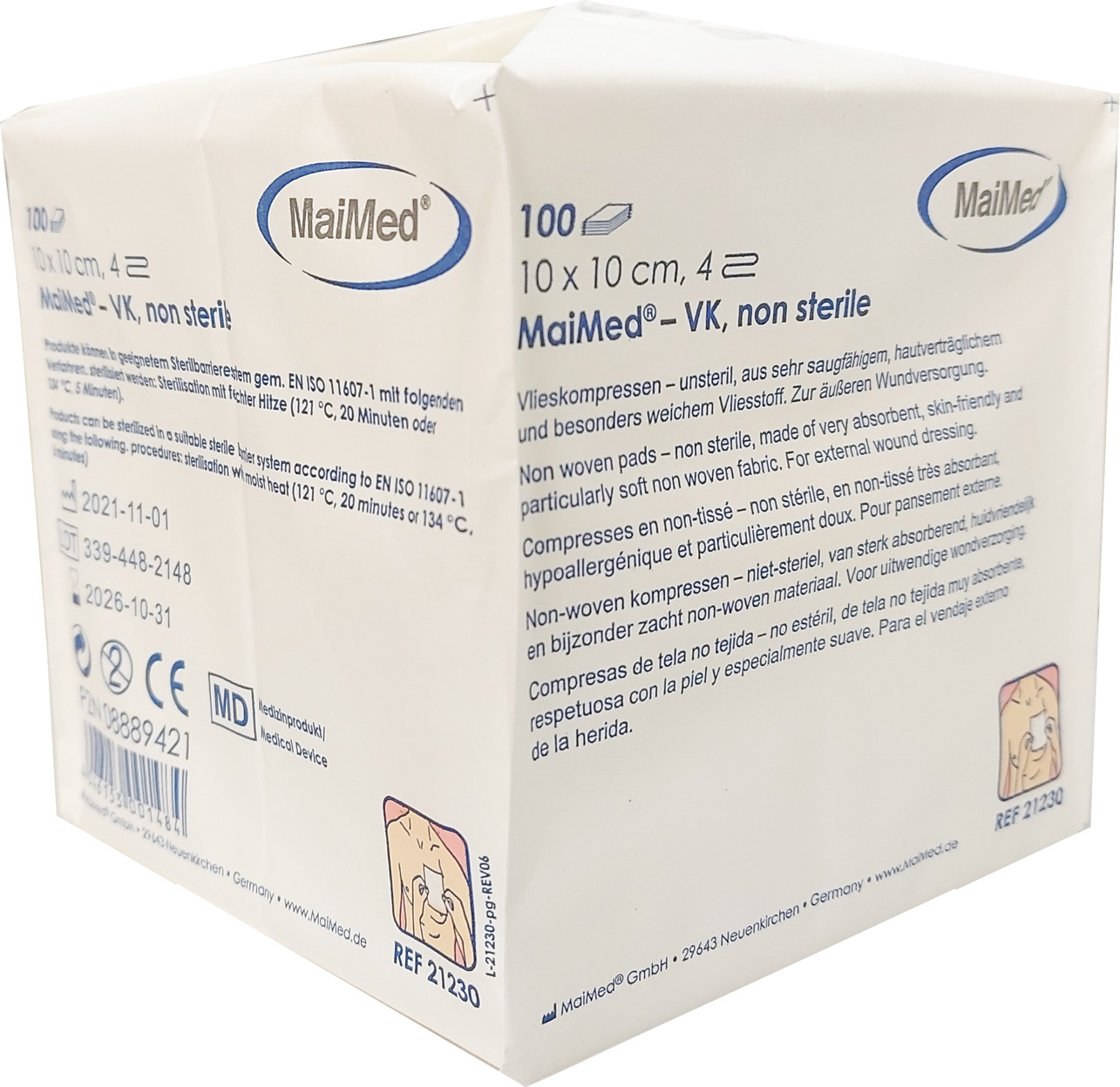 20x MaiMed-VK-unsterilní 10x10cm 4-f., 100 | Kaufland.cz