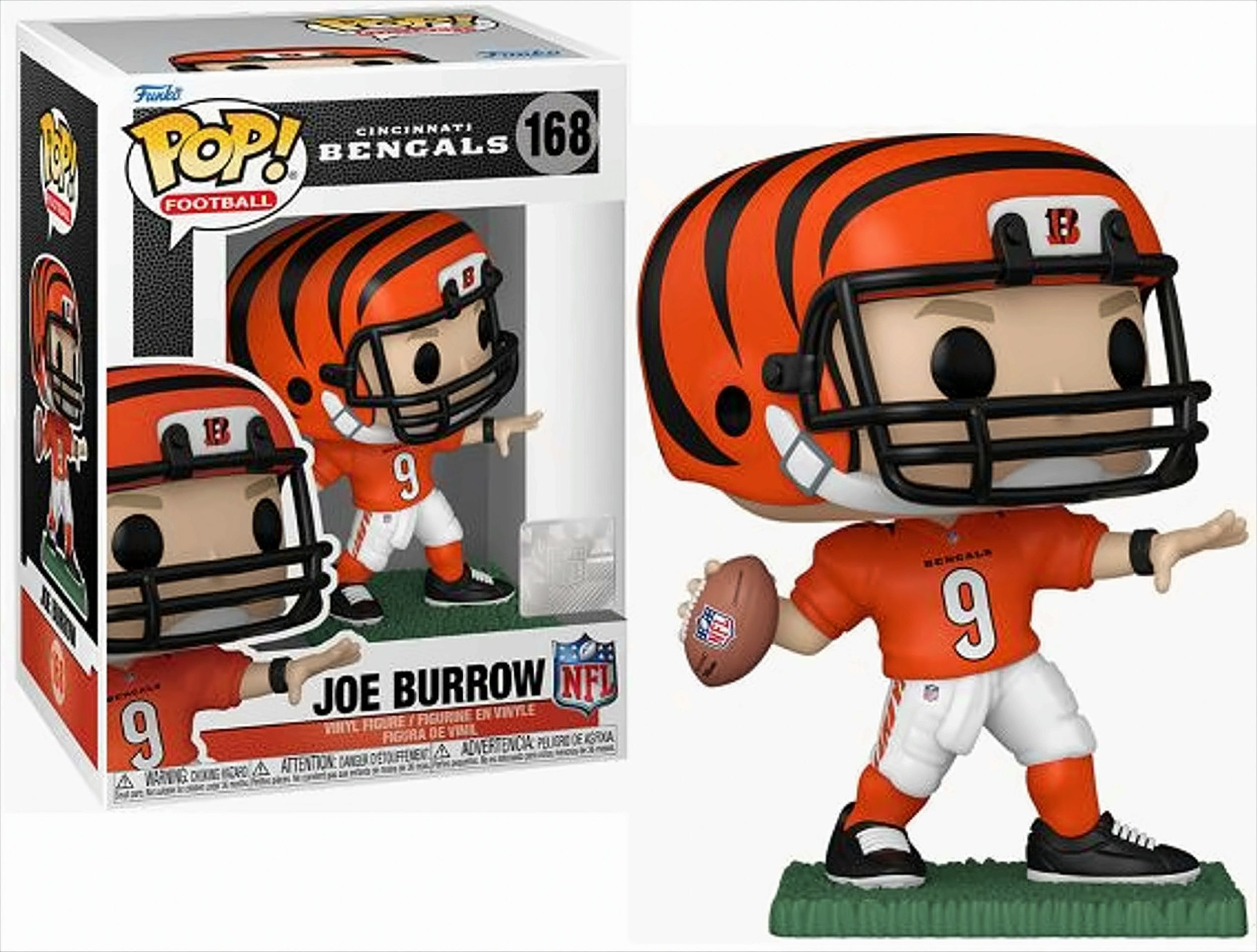 NFL Cincinnati Bengals - Joe Burrow 168 - Funko Pop! Figura
