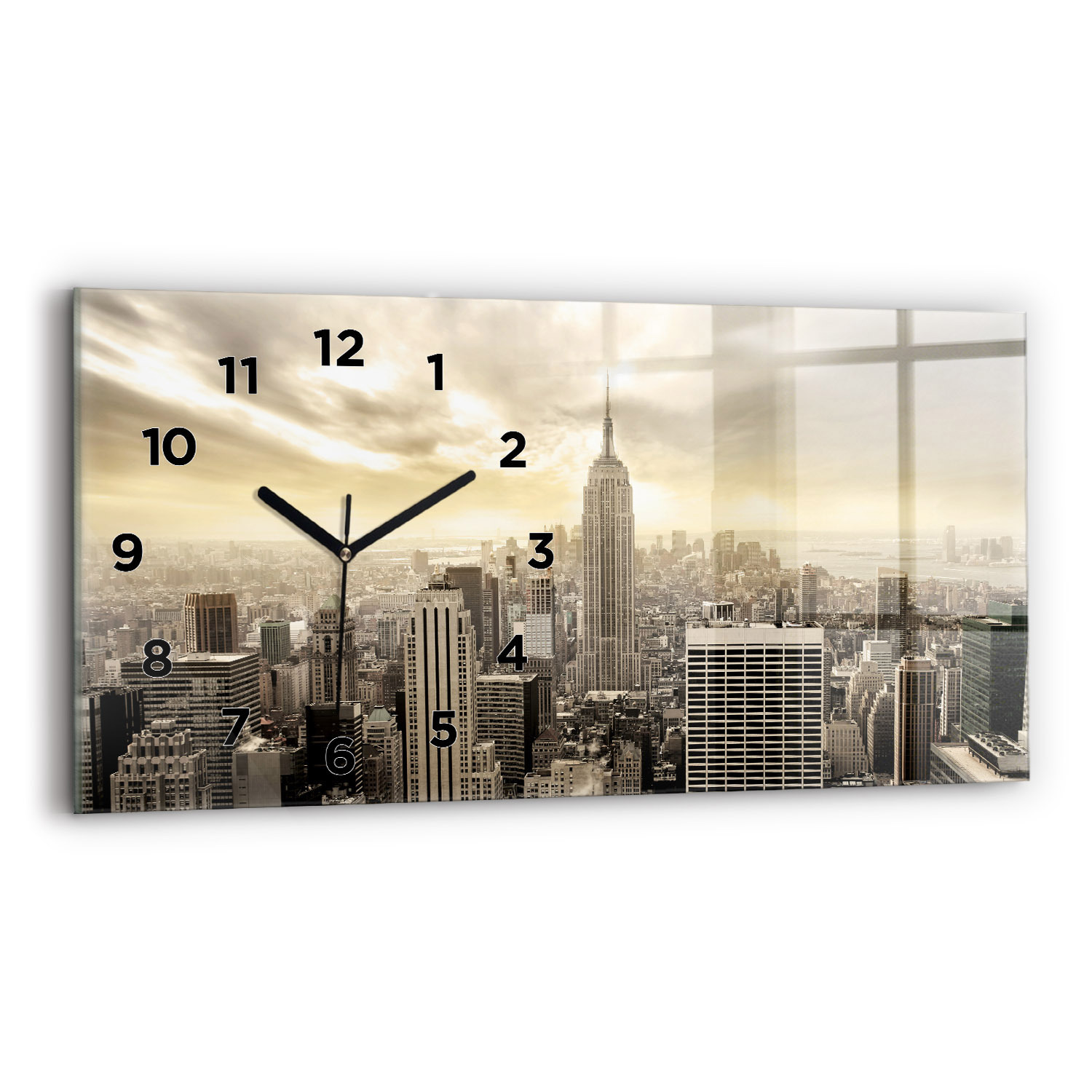 Wallfluent Wanduhr – Stilles Quarzuhrwerk - Uhr Dekoration