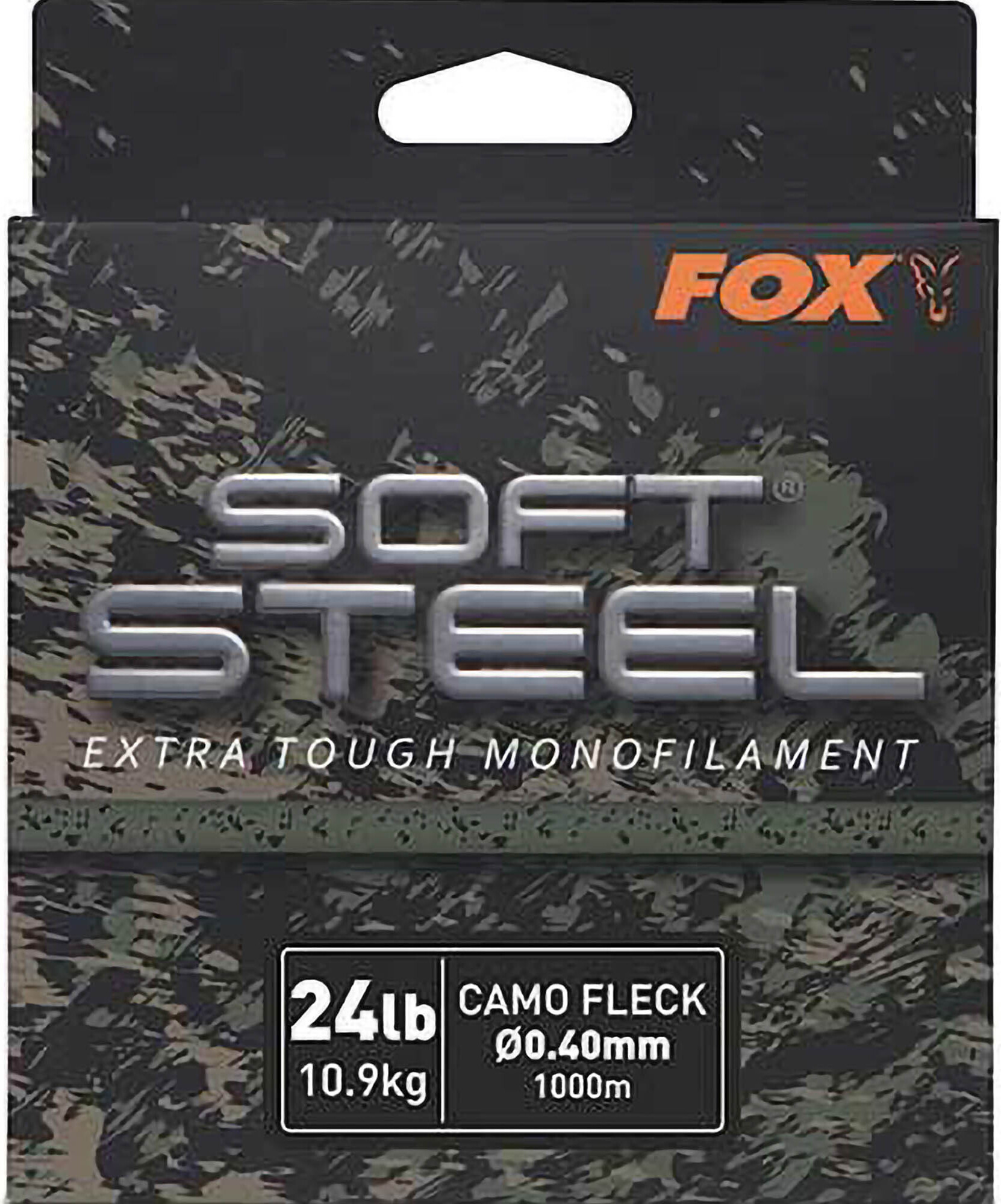 Fox Soft Steel Fleck Camo Mono 0.40mm 24lb | Kaufland.cz