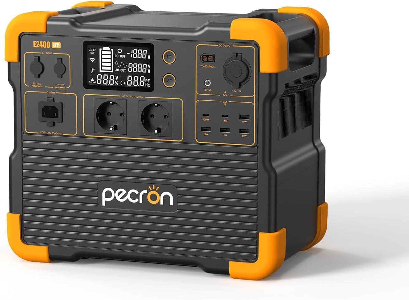 PECRON E2400 LFP - Ultimate 2048Wh Powerstation mit UPS