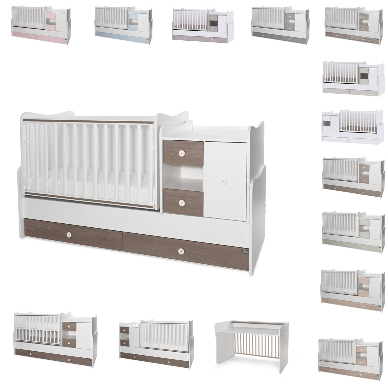 Lorelli Babybett, Jugendbett 3 in 1 Mini Max | Kaufland.de