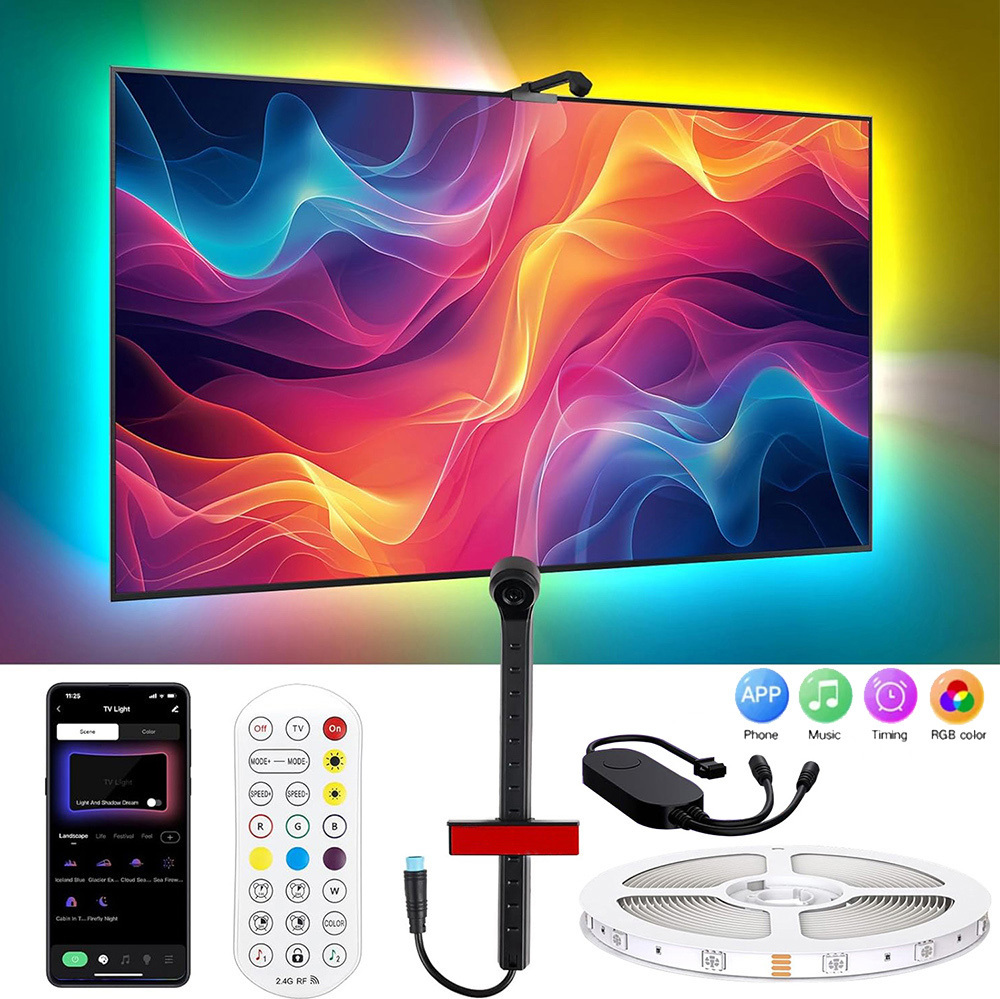 TV LED Hintergrundbeleuchtung mit Kamera für 55-65 Zoll