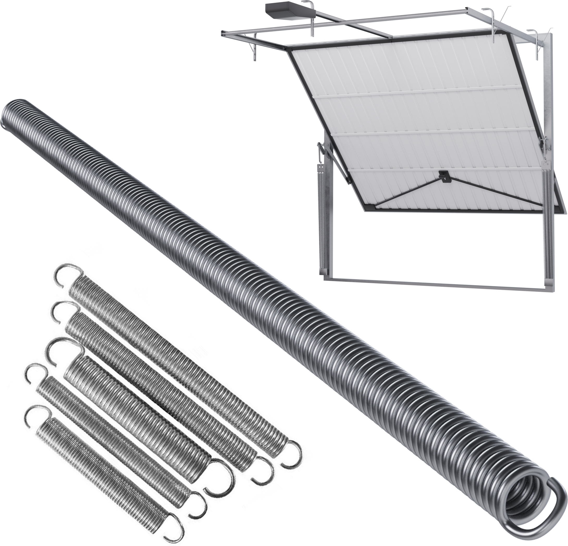 QLS universal garage door spring 3/20/650 mm tension spring
