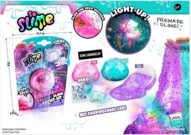 So Slime - Light Up Cosmic Crunch 3 Pack Slime