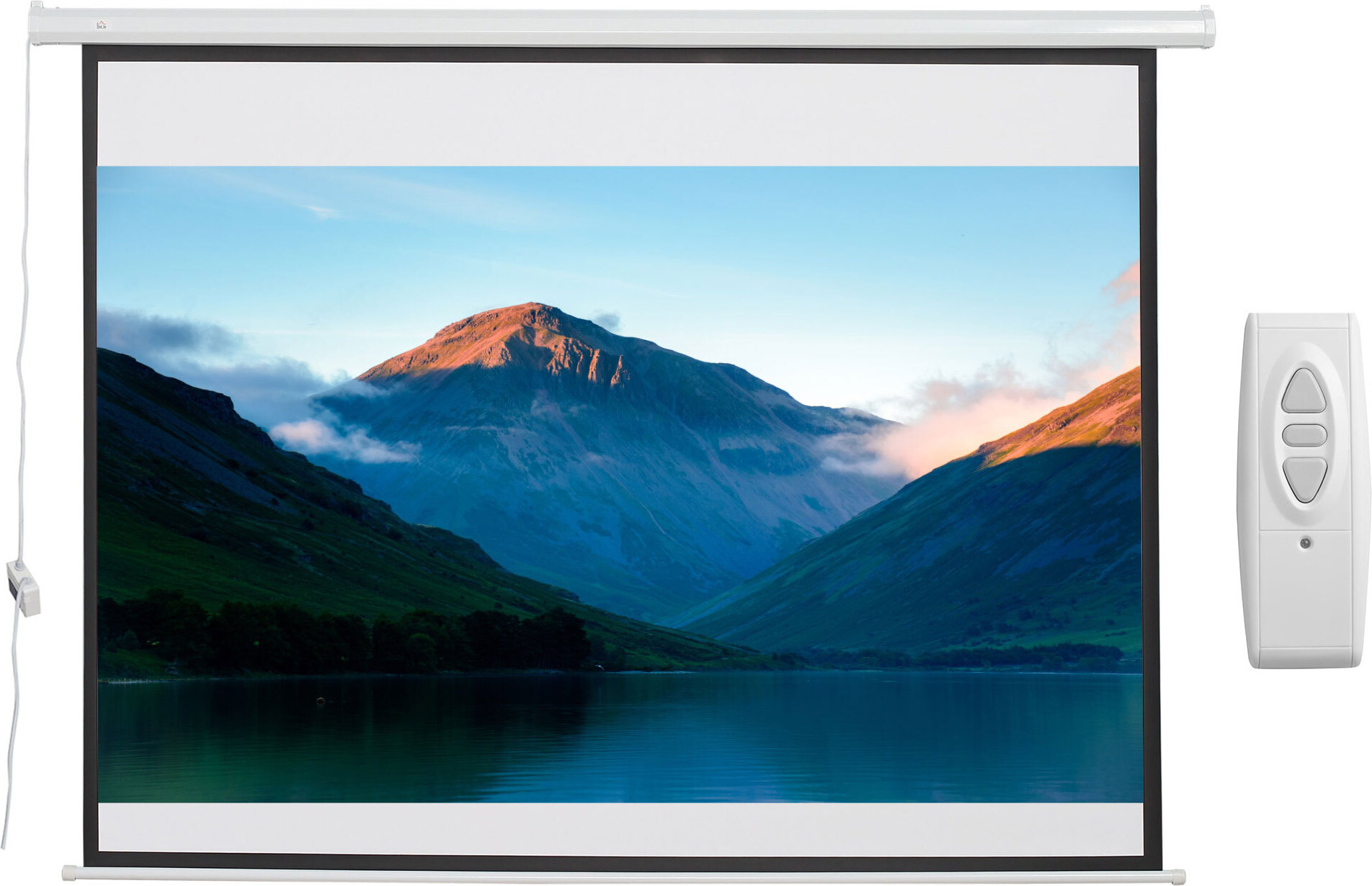 HOMCOM 4:3 projekční plátno elektrické 171 x | Kaufland.cz