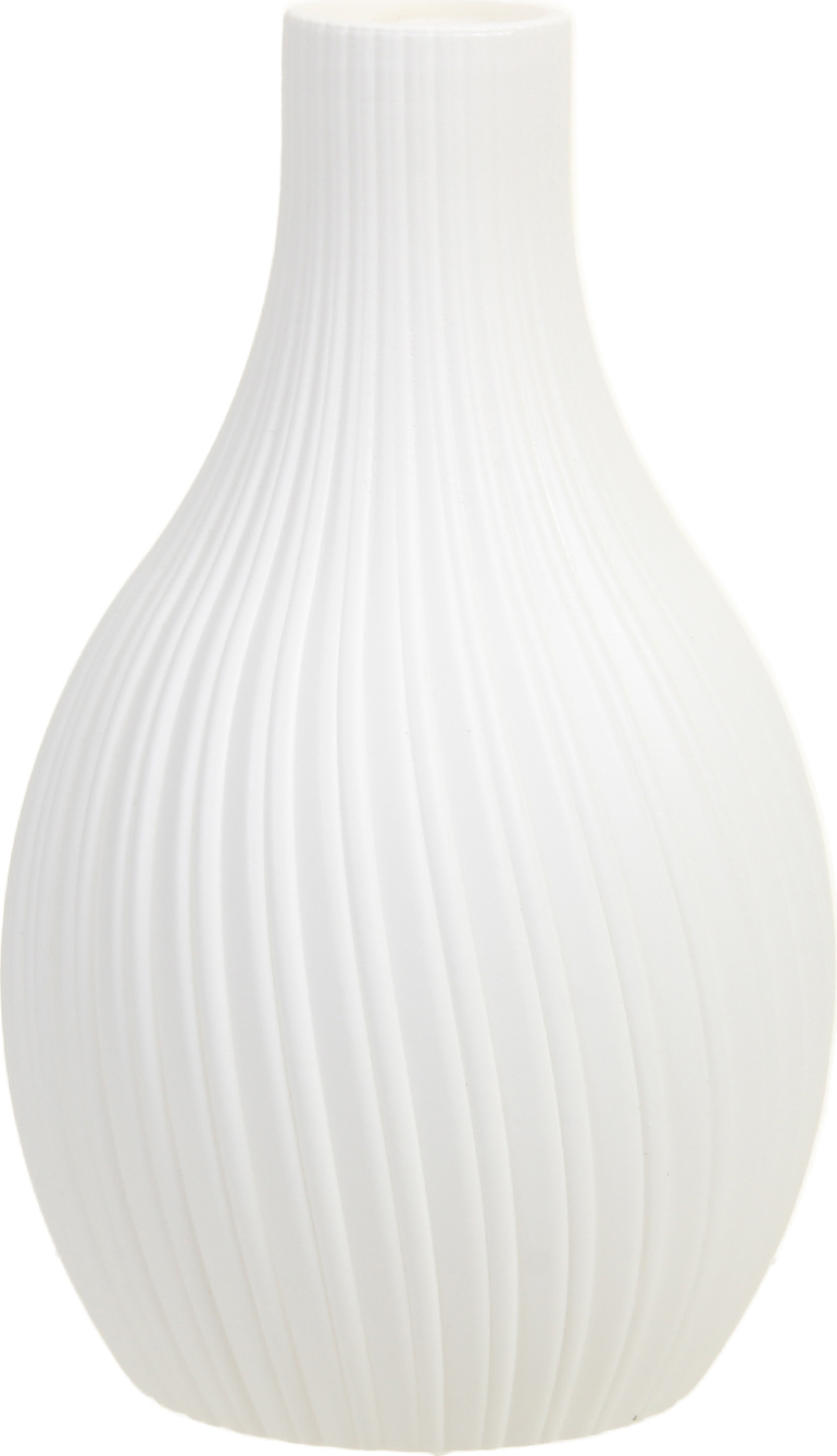 Kleine Vase Kunststoff Rillen H 16cm Ø 9,5cm | Kaufland.de