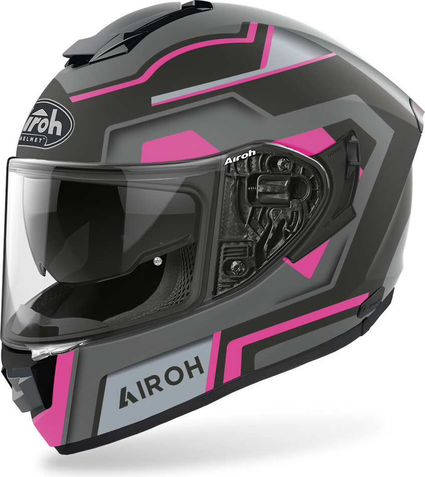 Airoh ST.501 Square Helm (czarny mat/różowy, | Kaufland.pl