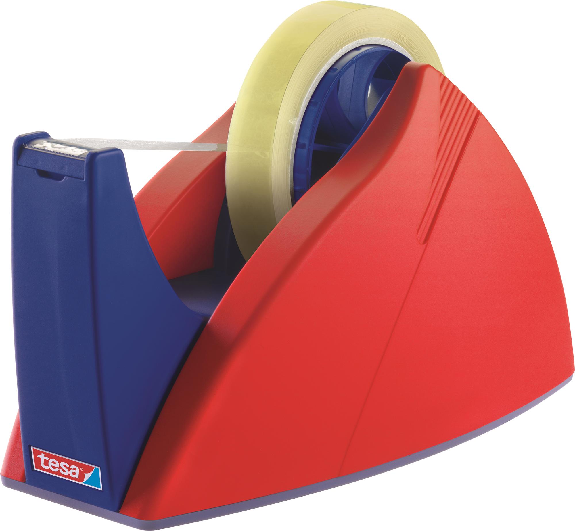TESA 57422-00 Klebefilm-Abroller Blau - Rot