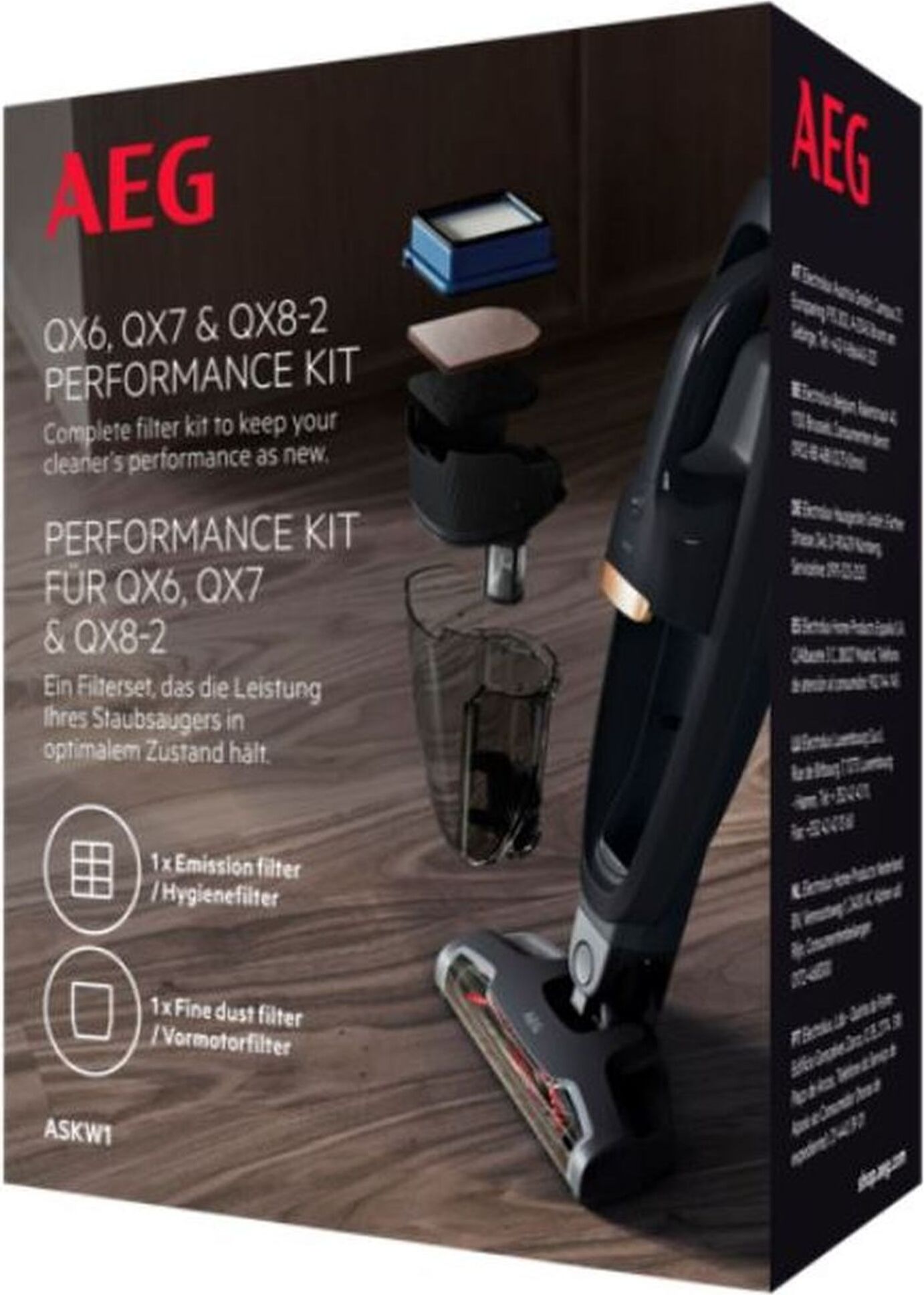 Aeg - Askw1 - Výkonnostná Sada Pre Qx6, Qx7, Qx8-2