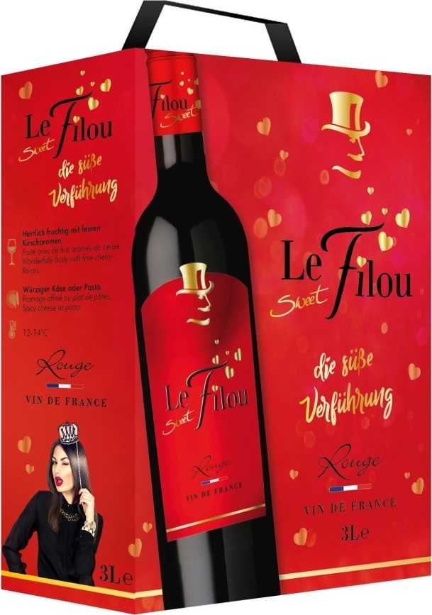 Le Sweet Filou Rotwein 12,5% Vol. 3L Bag in | Kaufland.de