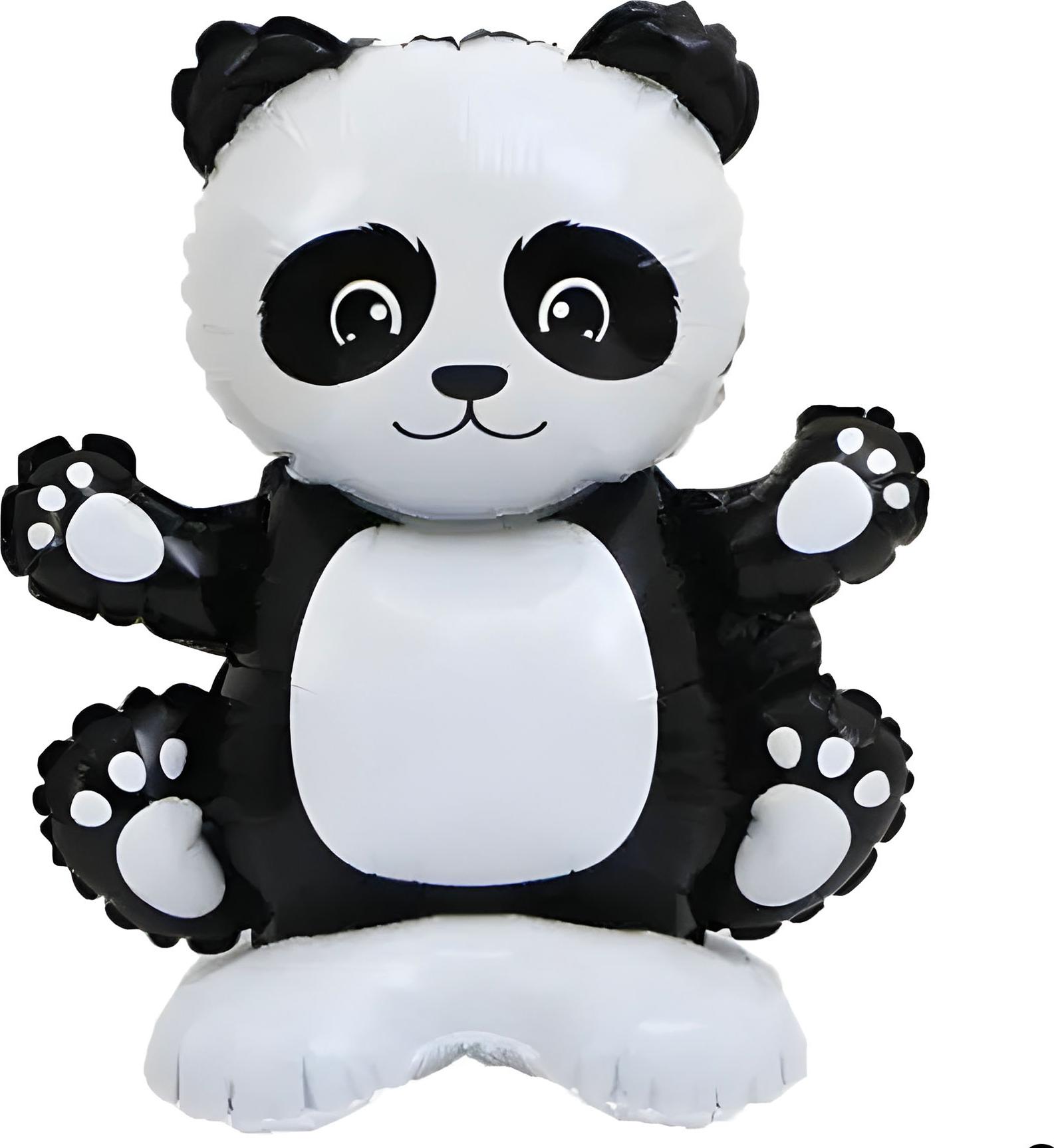 Ballon en plastique Représentant 3D, Panda env. 43*59 cm