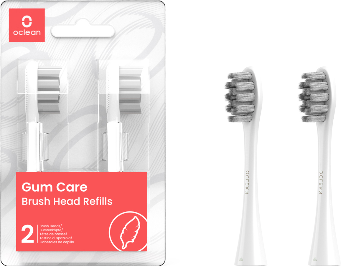 Oclean Gum Care Brush Head P1S12 W02 White for Sonic
