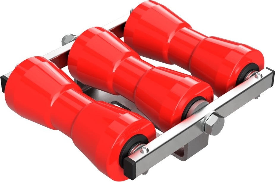 Bascule à rouleau de quille SUPROD RKKEZ-A-3-TPU, rouge