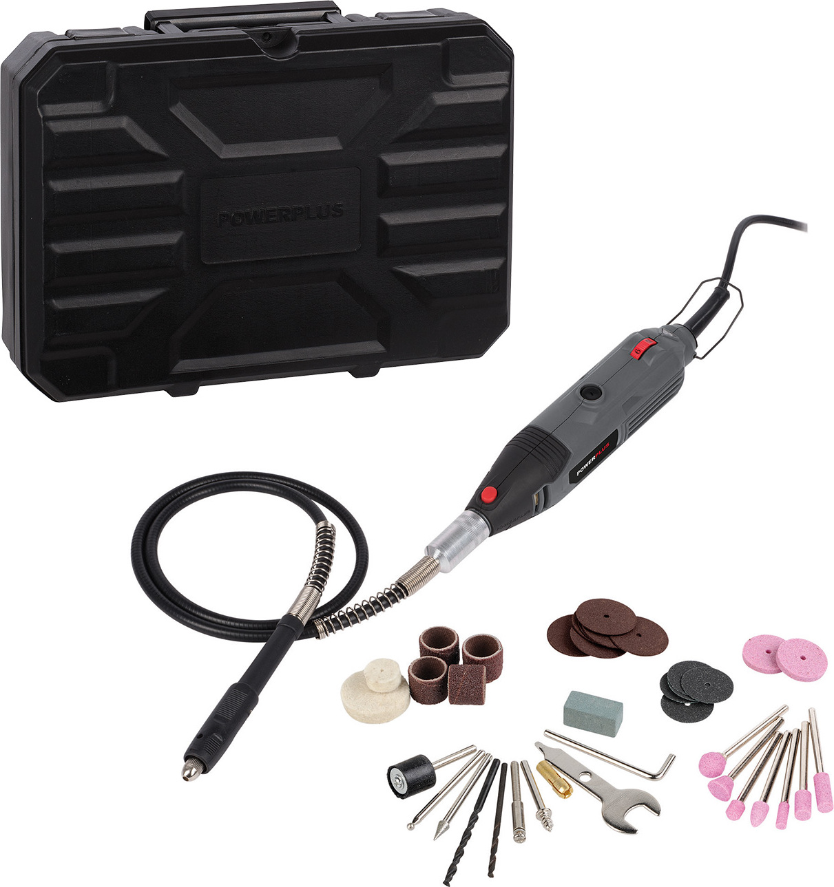 POWERPLUS POWERPLUS pOWE80060 mini meuleuse (biax), 135W,