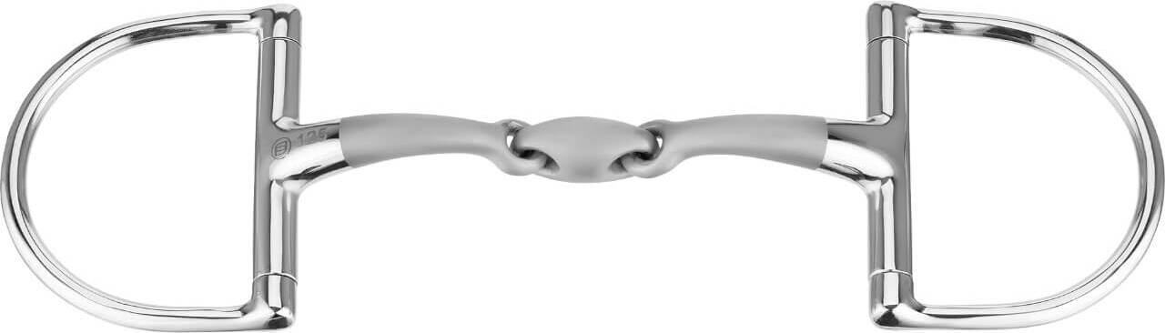 Sprenger D-Ring Snaffle Double Broken Satinox 14 mm Bit 135