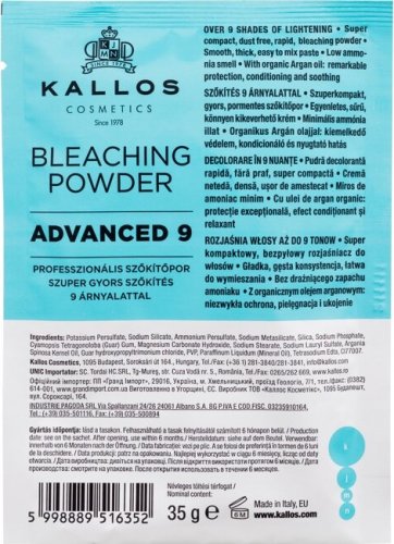 Kallos KJMN Advanced 9 Bleaching Powder 35 g | Kaufland.at