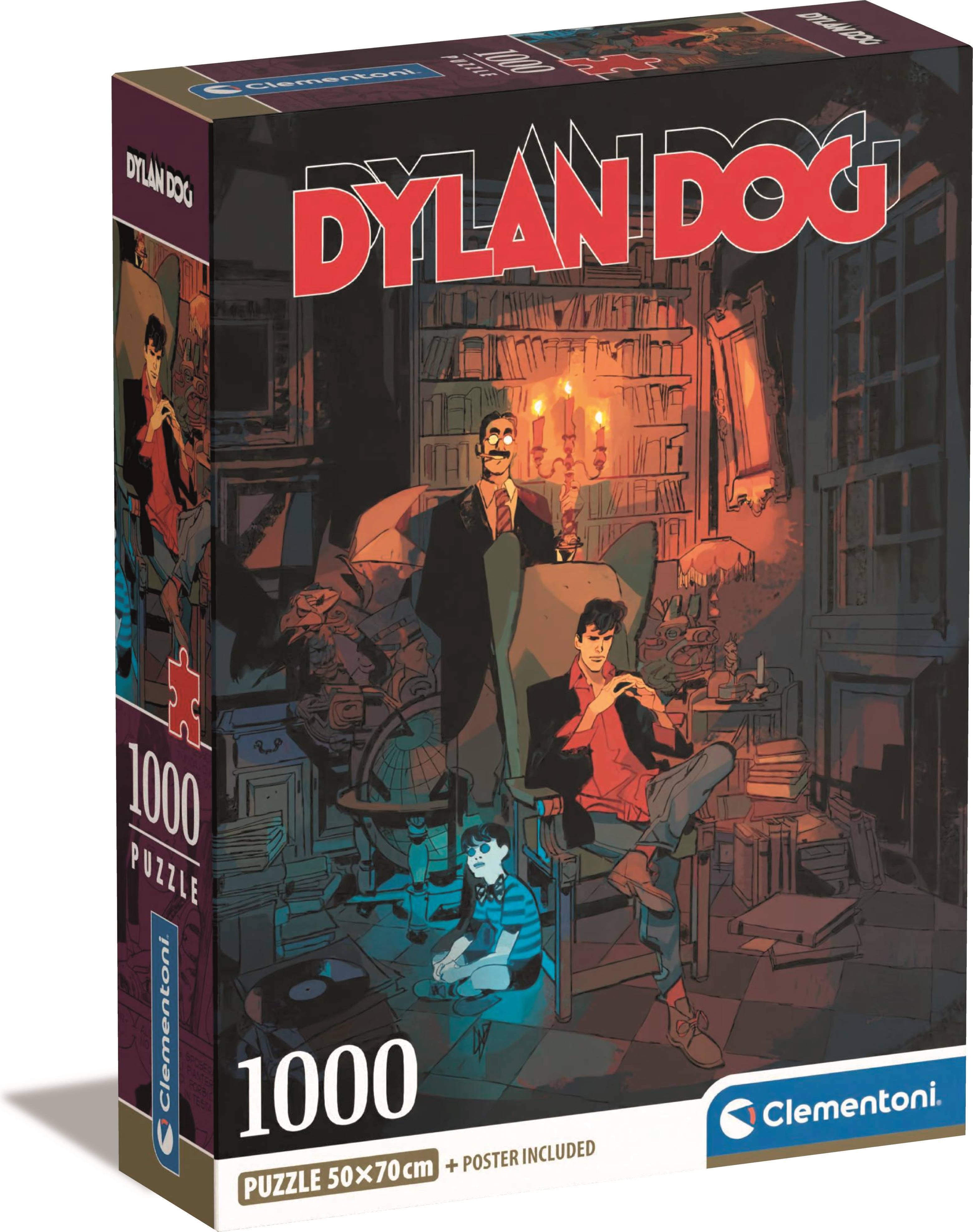 Puzzle CLE 1000 Compact Dylan Dog 39817 Puzzles classiques