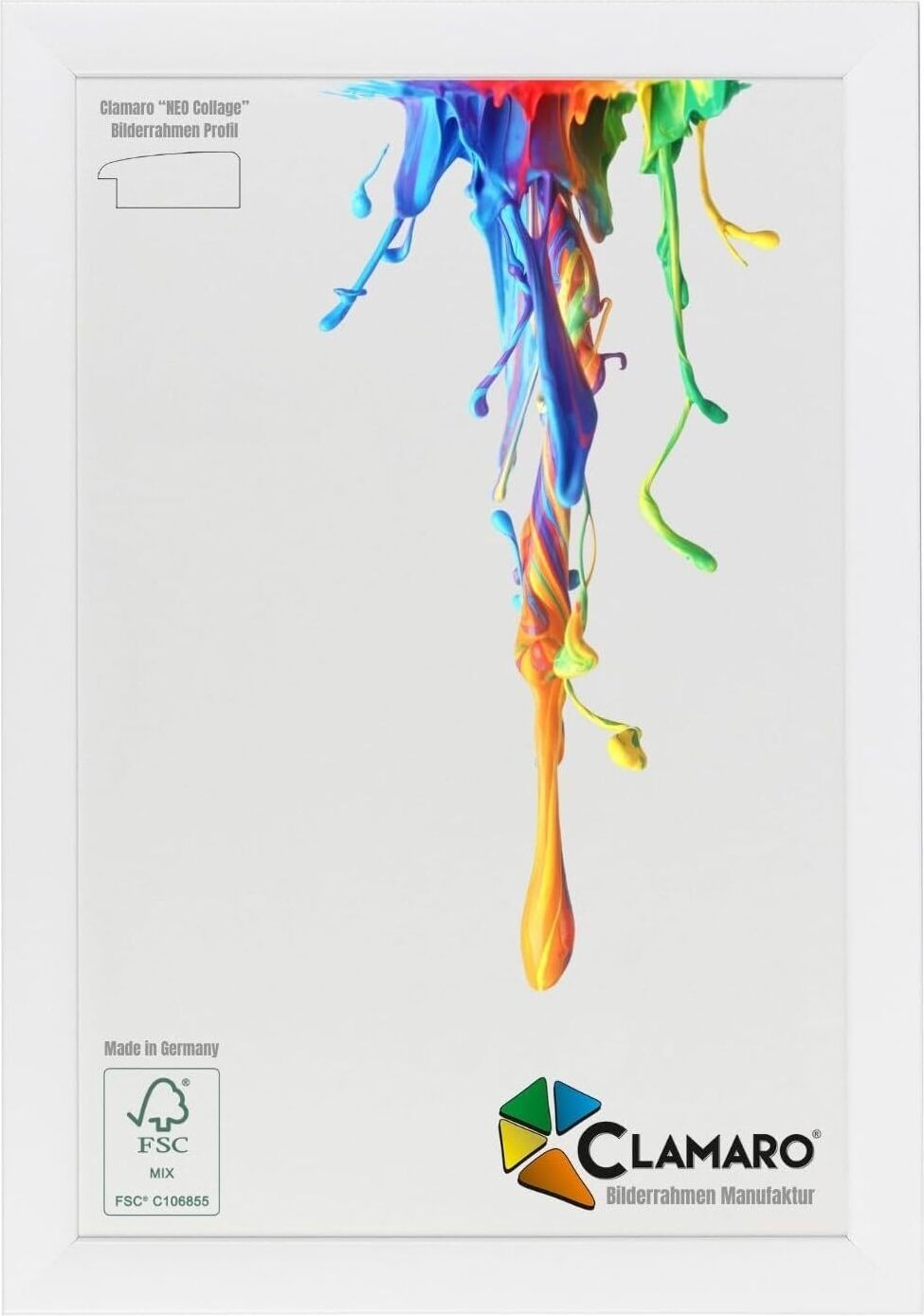 Bilderrahmen Weiss Matt CLAMARO 53G Neo | Kaufland.de
