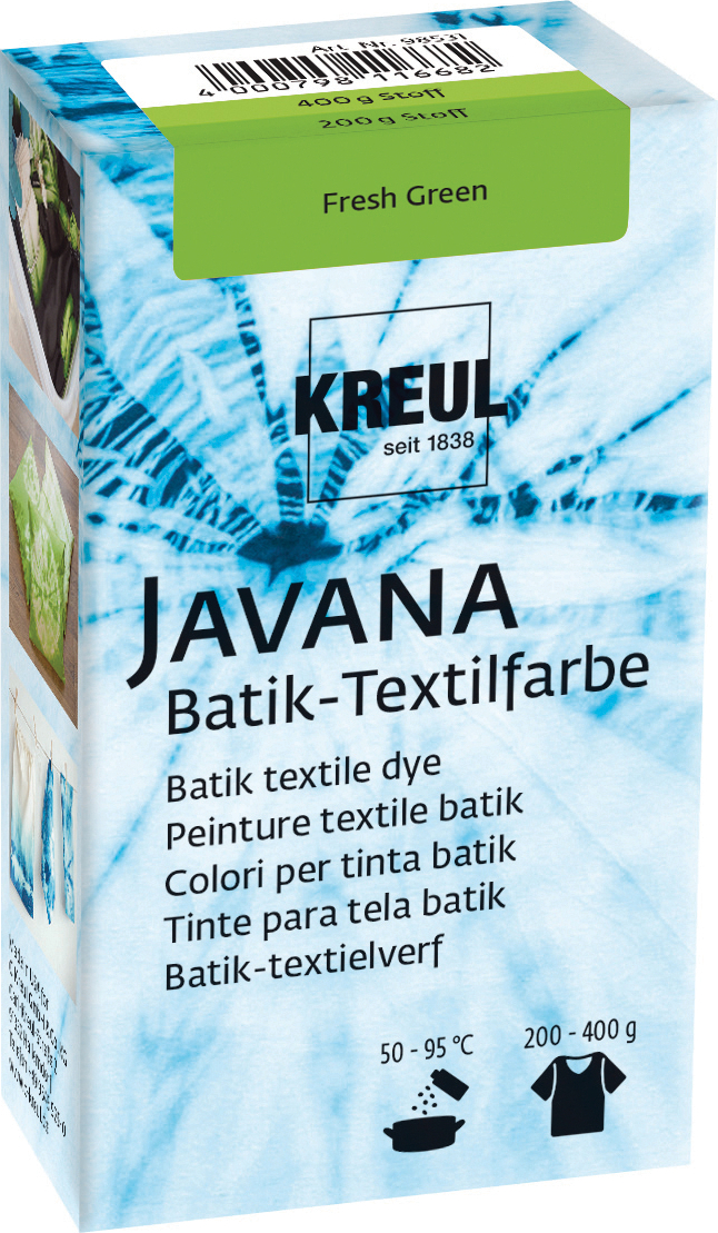 KREUL Batik-Textilfarbe JAVANA fresh green 70 g Batikfarben