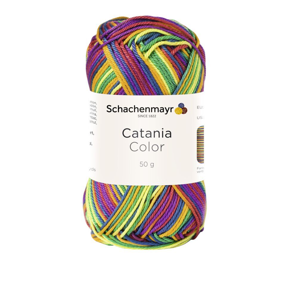 Schachenmayr Catania Colour, 50g Fil à tricoter main Clown