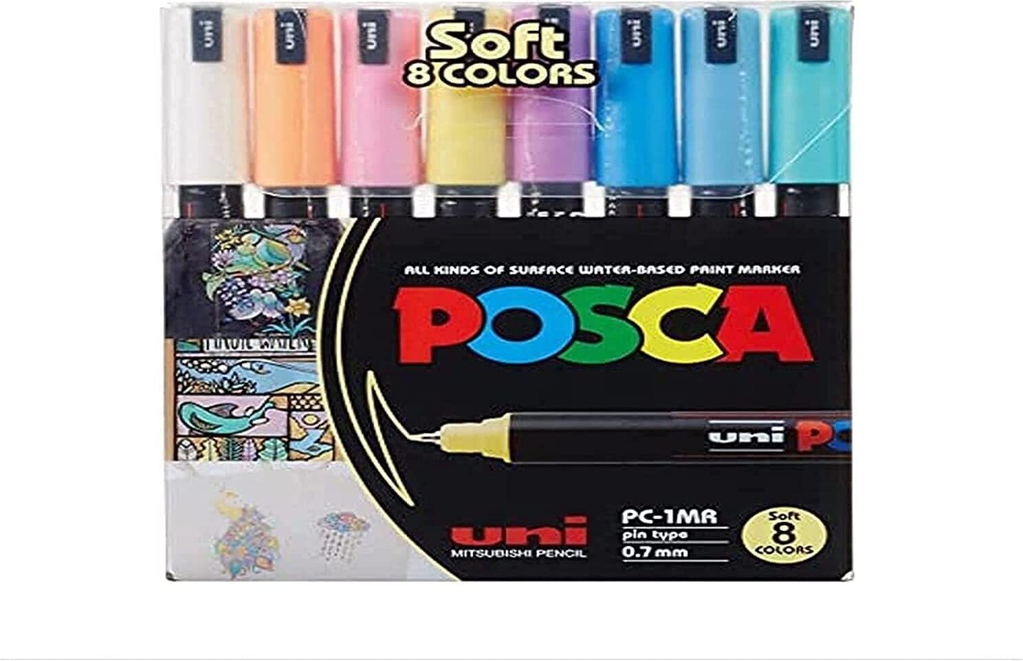 POSCA Marker UNI PC-1MR 8er Set Pastell Liner | Kaufland.sk