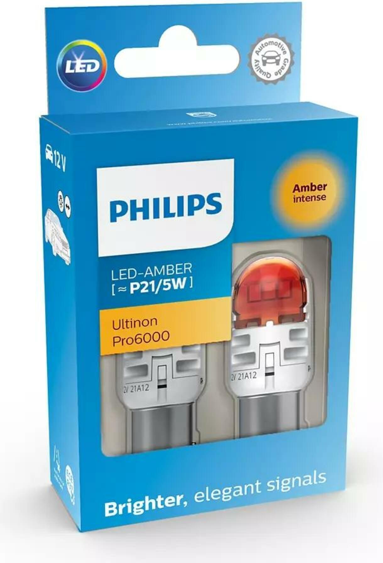 Philips LED P21/5W Ultinon Pro6000 12V 2,5/0,5W Amber