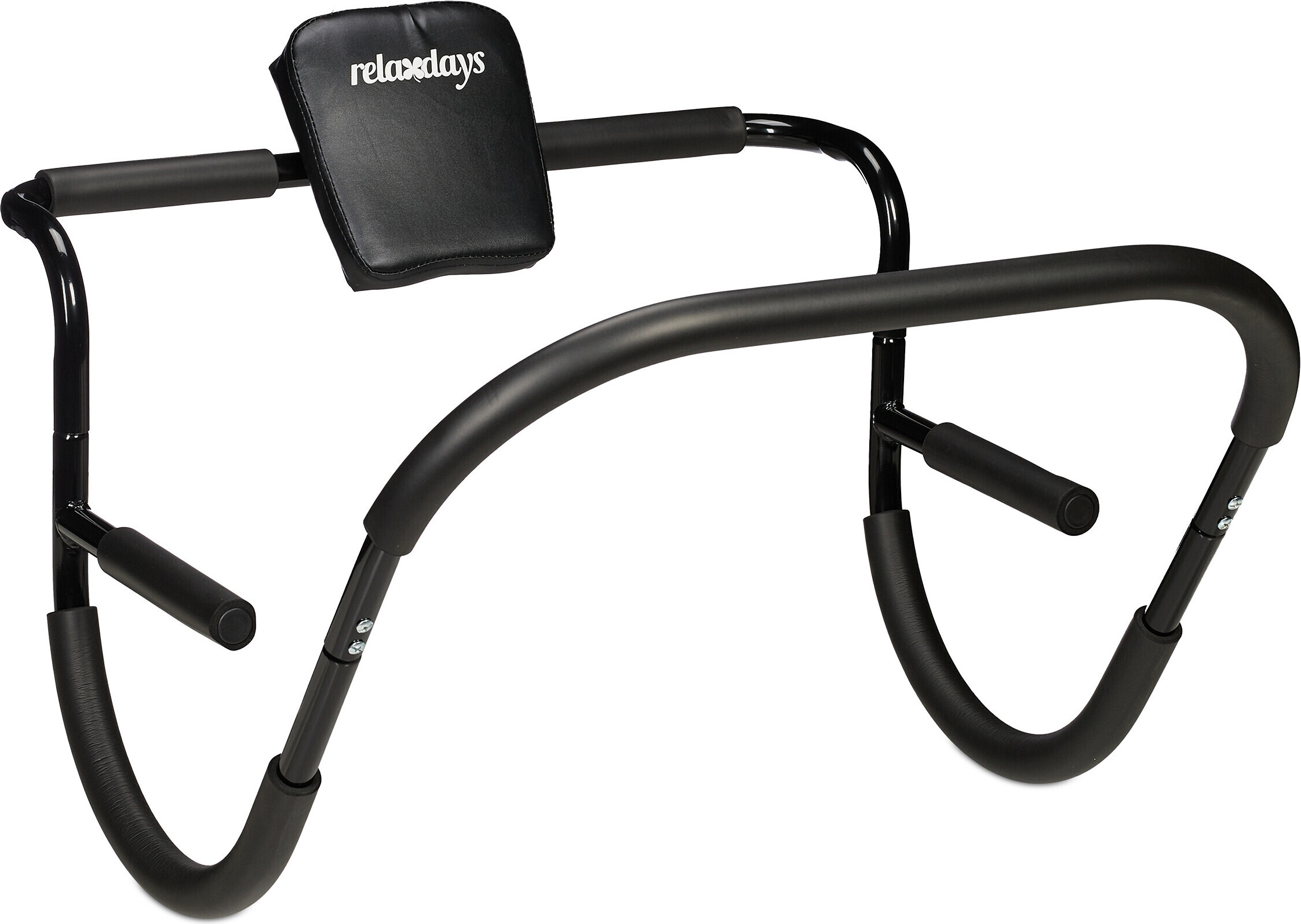 relaxdays Ab Trainer AB Roller nero Attrezzi per addominali