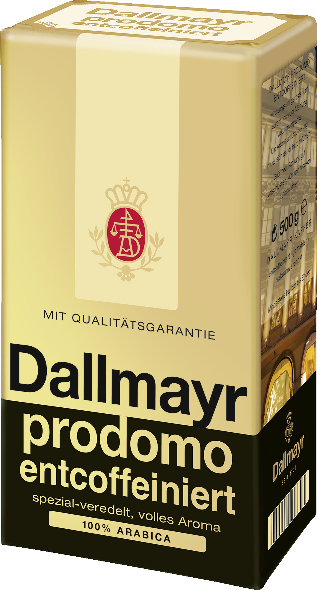 Dallmayr prodomo décaféiné | moulu | 500g Cafés moulus