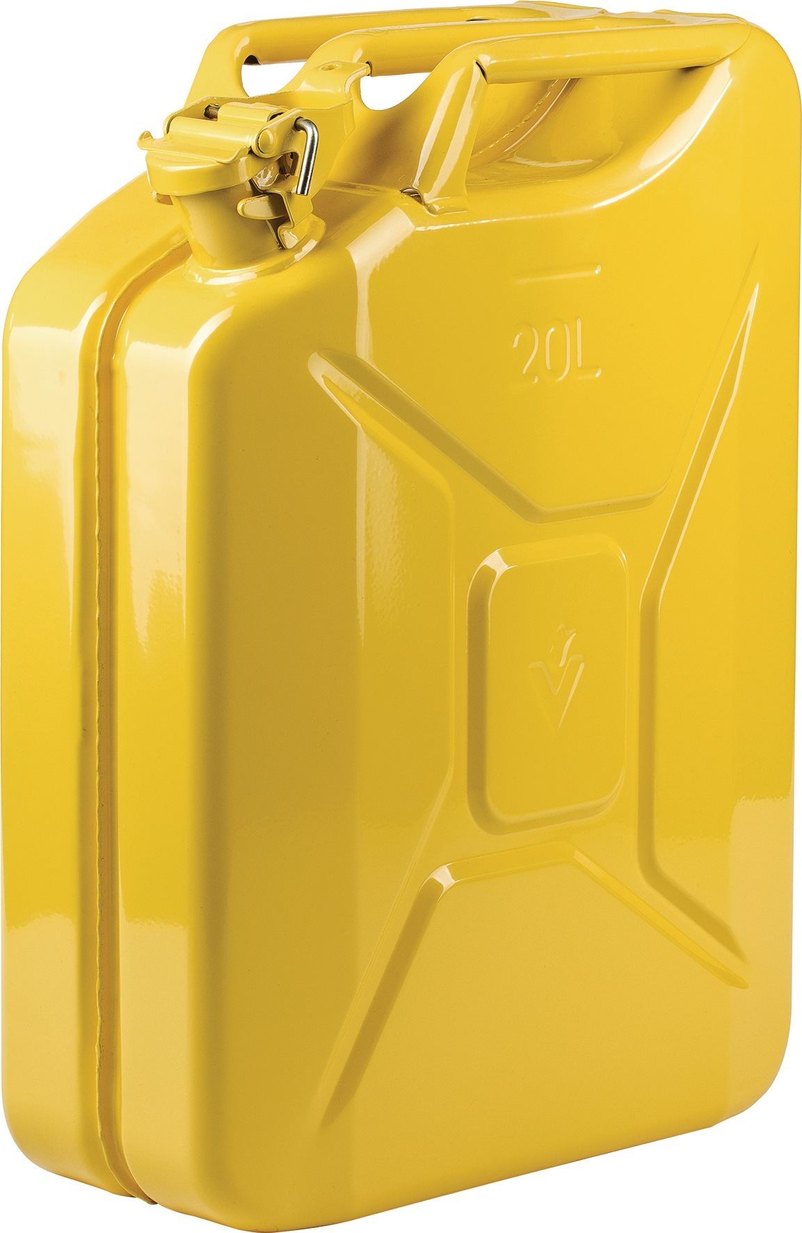 Tanica carburante 20l giallo zinco RAL 1018 lamiera