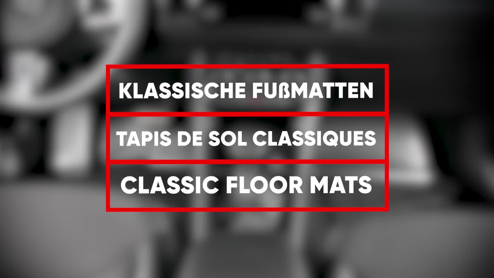 2017-2025 Tapis de sol T-Roc VW TPE noir 4 pcs