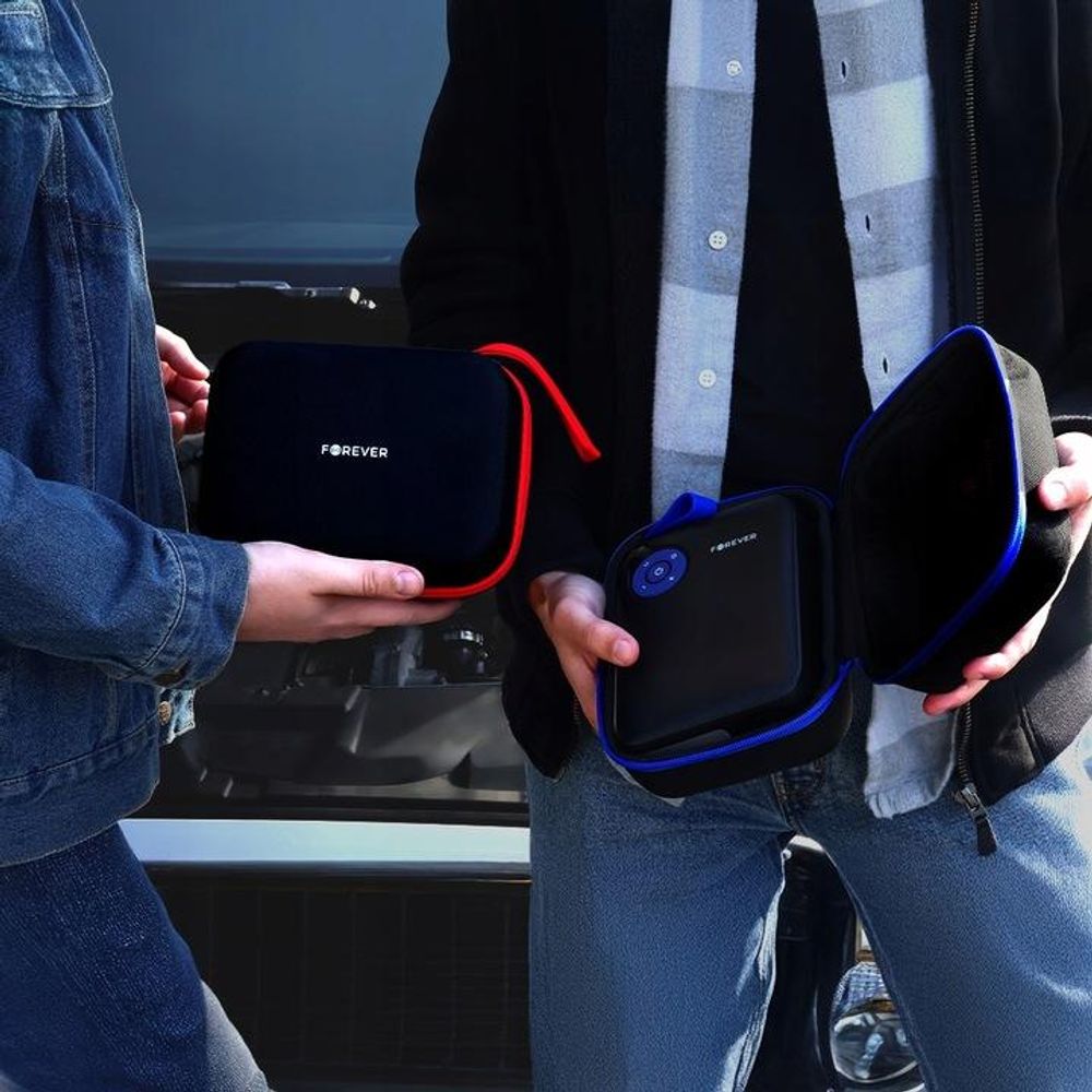 4 in 1 Starthilfe 7200 mAh mit Kompressor von 150PSI und