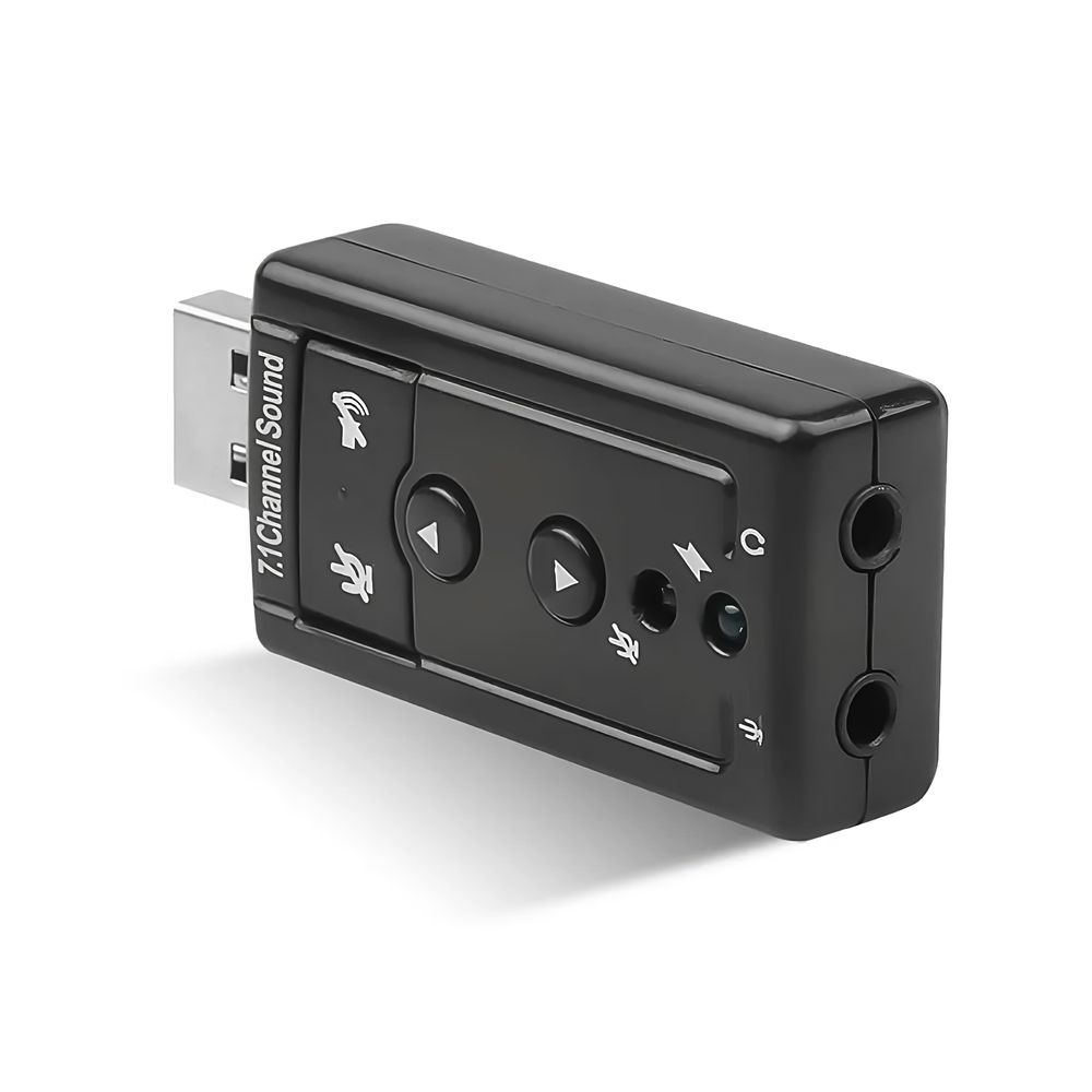 Externe USB Soundkarte, Virtual 7.1 Surround, 3D Sound,