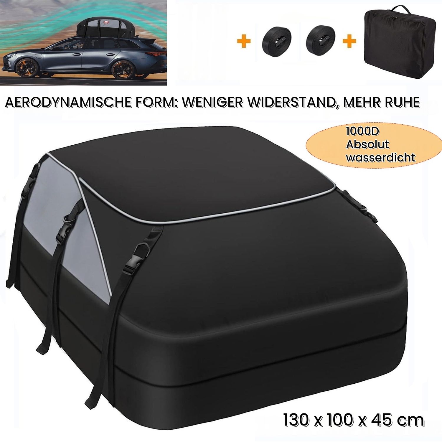 585 L Auto Dachbox Faltbare Wasserdicht Dachtasche
