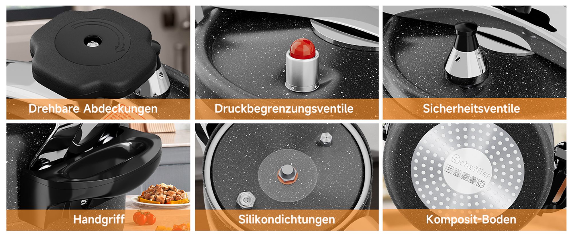 Schnellkochtopf Scheffler Schnellkochtopf Induktion