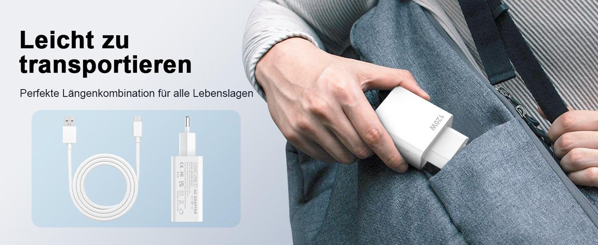 120W Ladegerät, Schnelles Ladegerät für Xiaomi 15 14 13